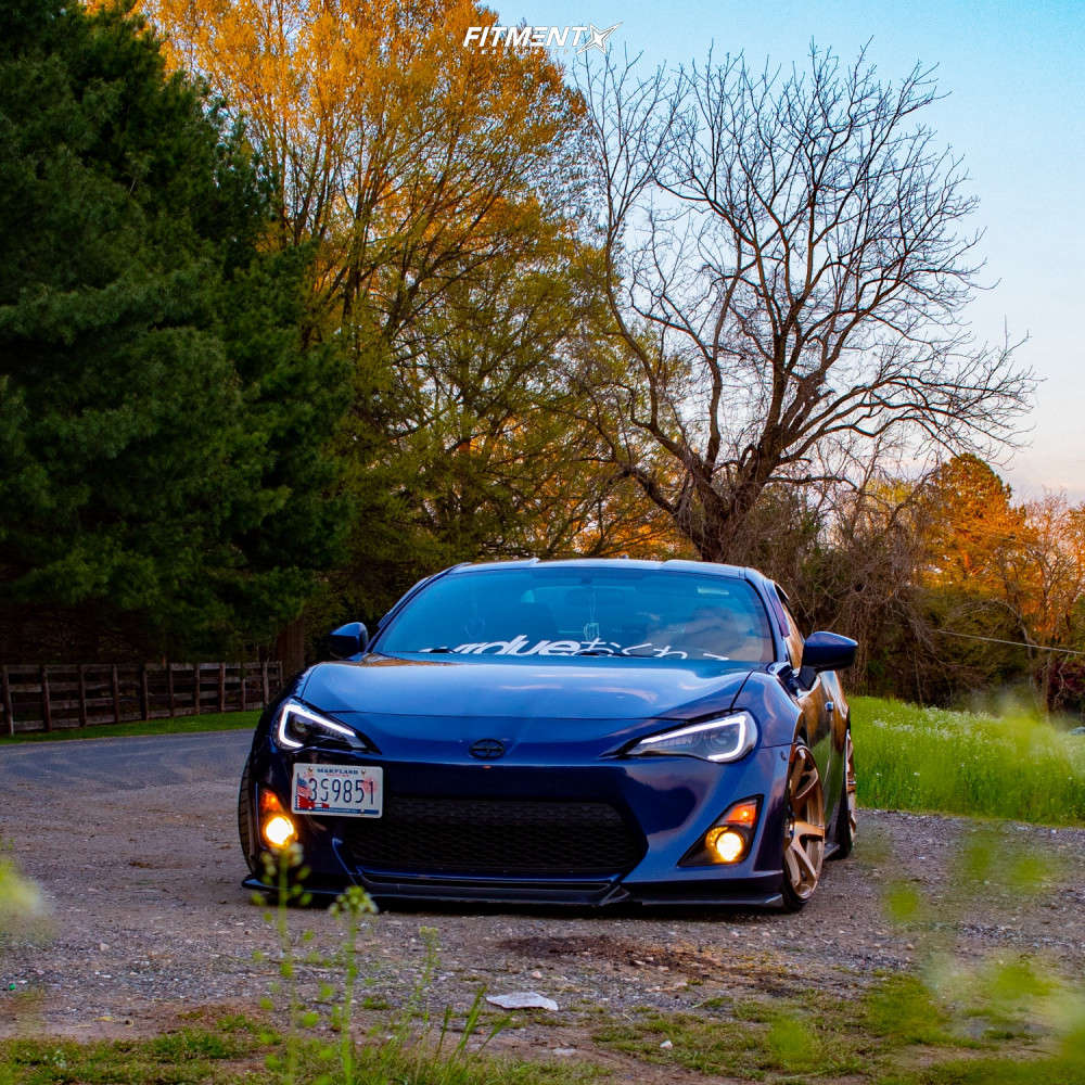 2013 Scion FR-S Base with 18x9 Cosmis Racing Mr7 and Nitto 215x35 on Coilovers | 1953533 ...