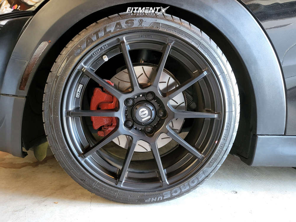 2014 Mini Cooper S with 17x7.5 Sparco Assetto Gara and Atlas 205x45 on ...