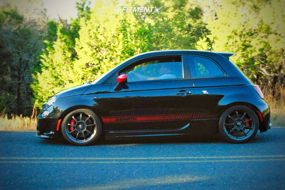 2017 Fiat 500 Abarth with 17x7 OZ Racing Alleggerita Hlt and Pirelli ...