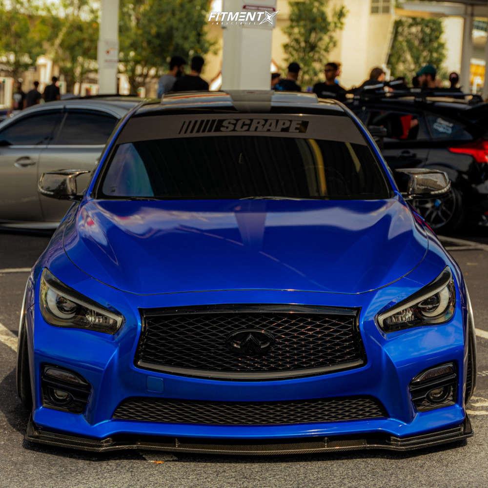 2017 INFINITI Q50 Sport with 20x11 Avant Garde F141 and Achilles 225x35 ...