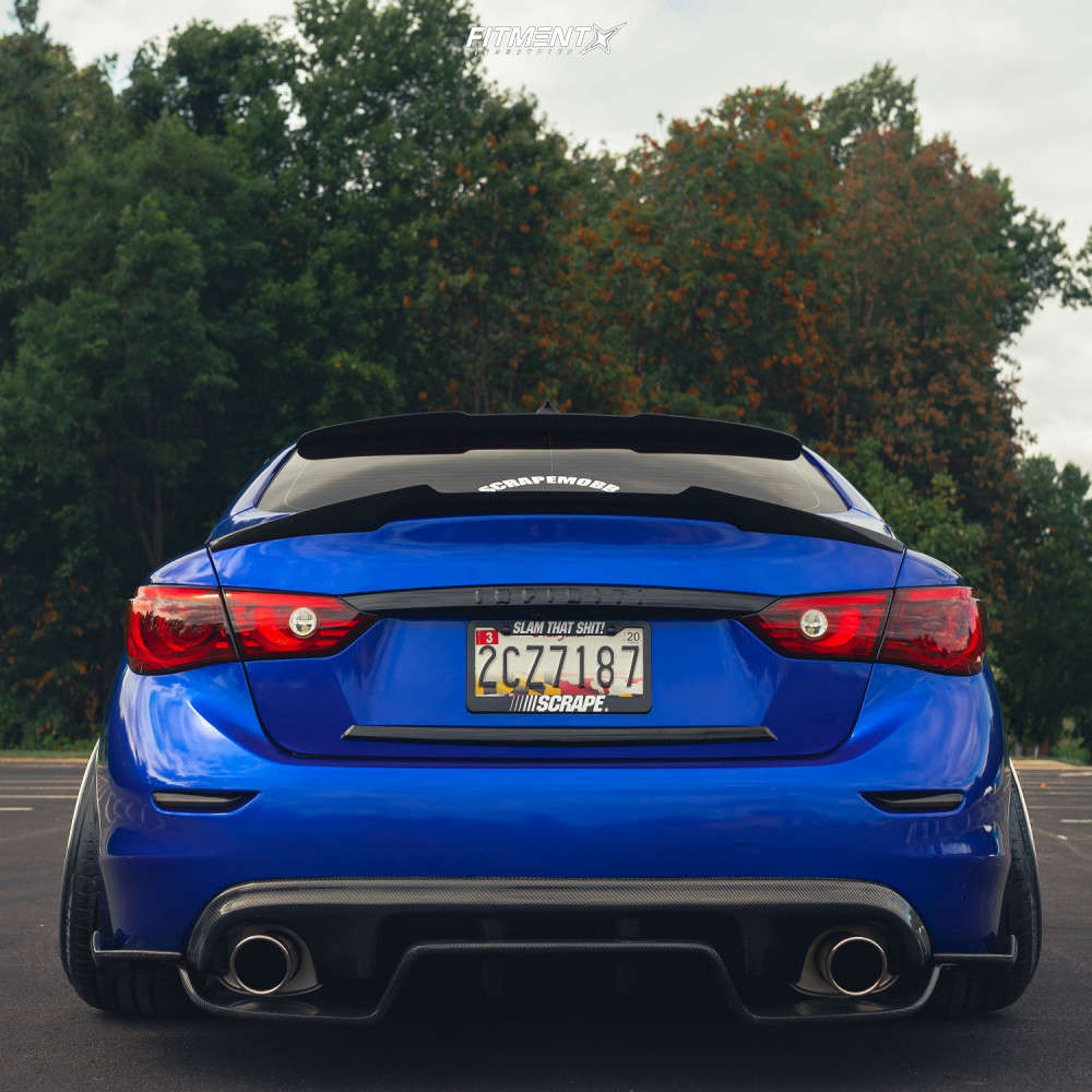 2017 INFINITI Q50 Sport with 20x11 Avant Garde F141 and Achilles 225x35 ...