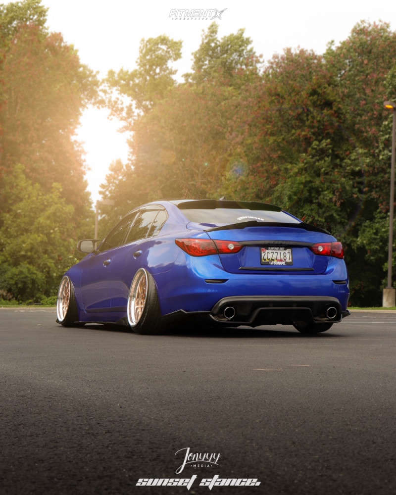 2017 INFINITI Q50 Sport with 20x11 Avant Garde F141 and Achilles 225x35 ...