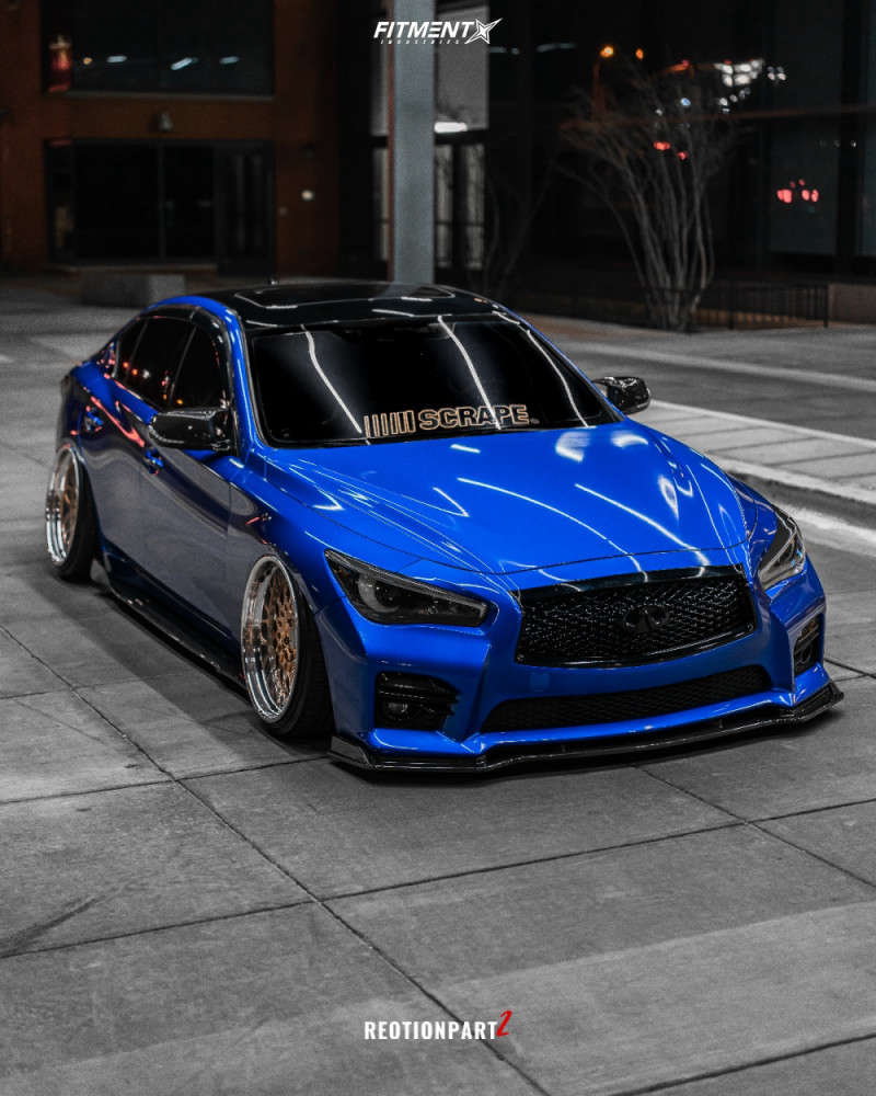 2017 INFINITI Q50 Sport with 20x11 Avant Garde F141 and Achilles 225x35 ...