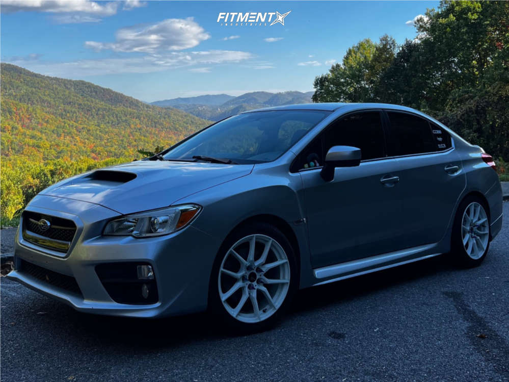 2016 Subaru WRX Premium with 18x8.5 Option Lab R716 and Nitto 245x40 on ...