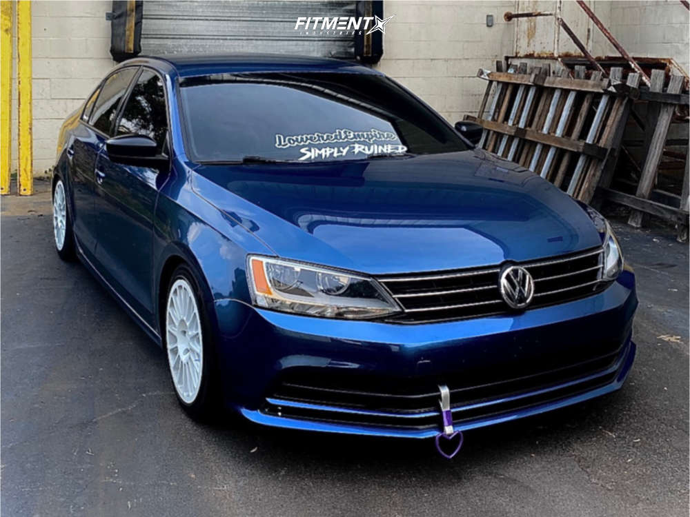 2016 Volkswagen Jetta S with 16x7.5 Motegi Mr141 and Falken 205x45 on ...