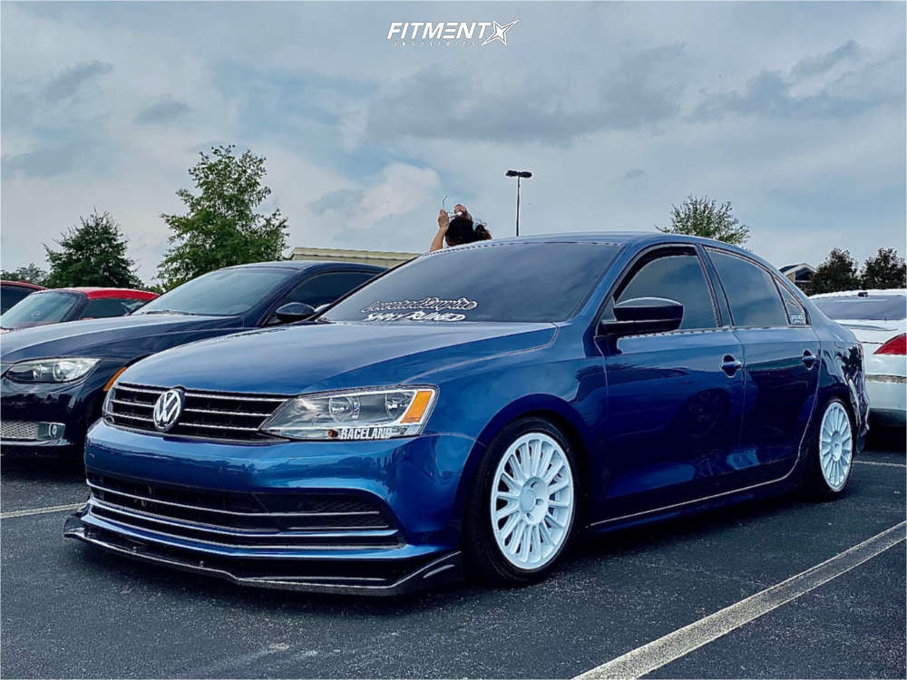 2016 Volkswagen Jetta S with 16x7.5 Motegi Mr141 and Falken 205x45 on ...