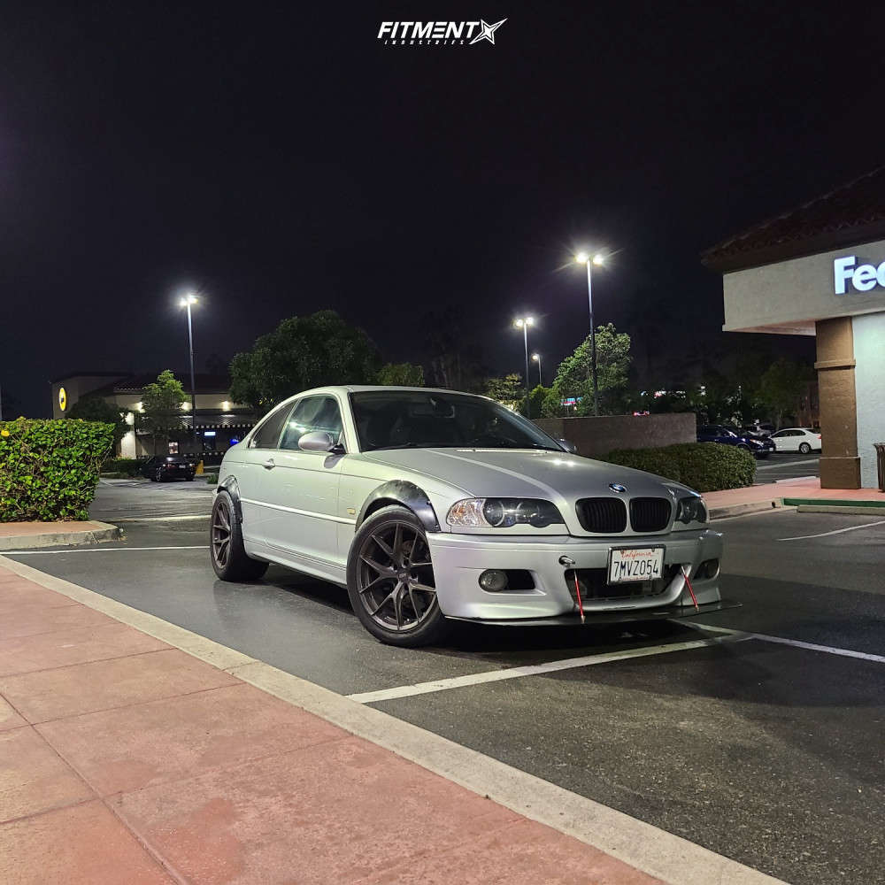 2002 BMW 330Ci Base with 18x9.5 ESR Forged Rf2 and Nitto 275x40 on ...