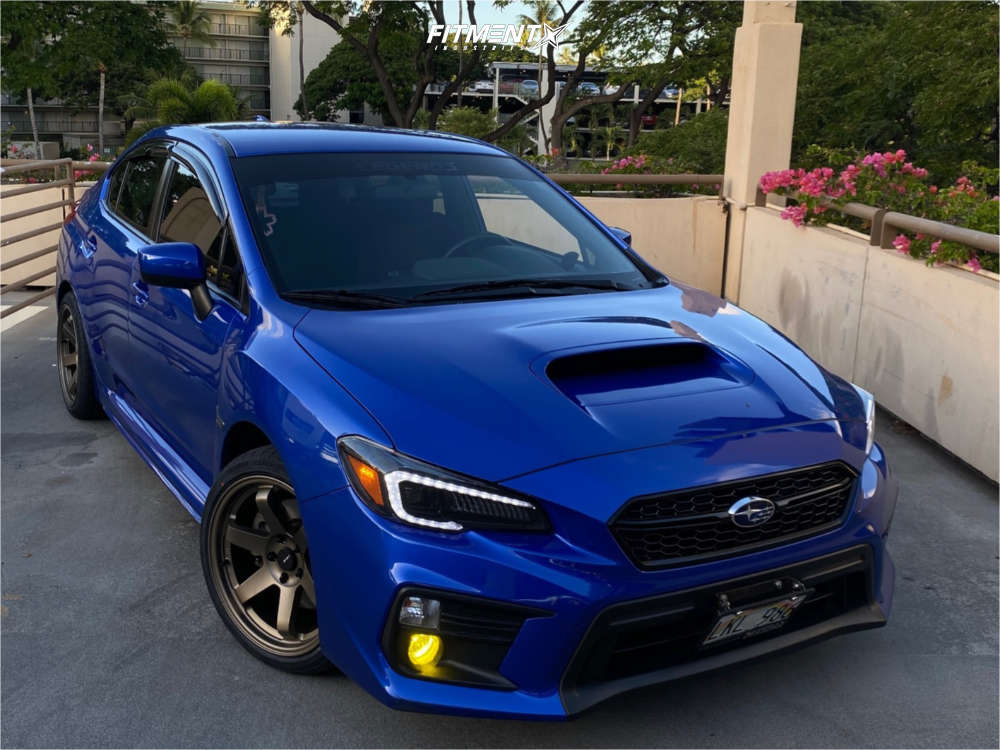 2019 Subaru WRX Base with 18x9.5 AVID1 AV6 and Vercelli 255x35 on Stock ...