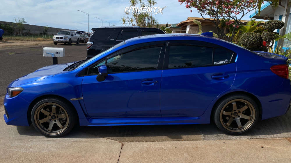 2019 Subaru WRX Base with 18x9.5 AVID1 AV6 and Vercelli 255x35 on Stock ...