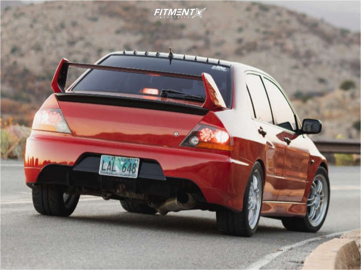 2005 Mitsubishi Lancer Evolution MR with 17x8.5 Enkei Rpf1 and ...