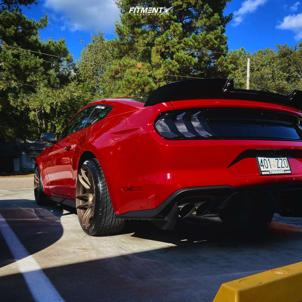 2020 Ford Mustang EcoBoost with 19x9.5 ESR Cs8 and Ohtsu 275x30 on ...