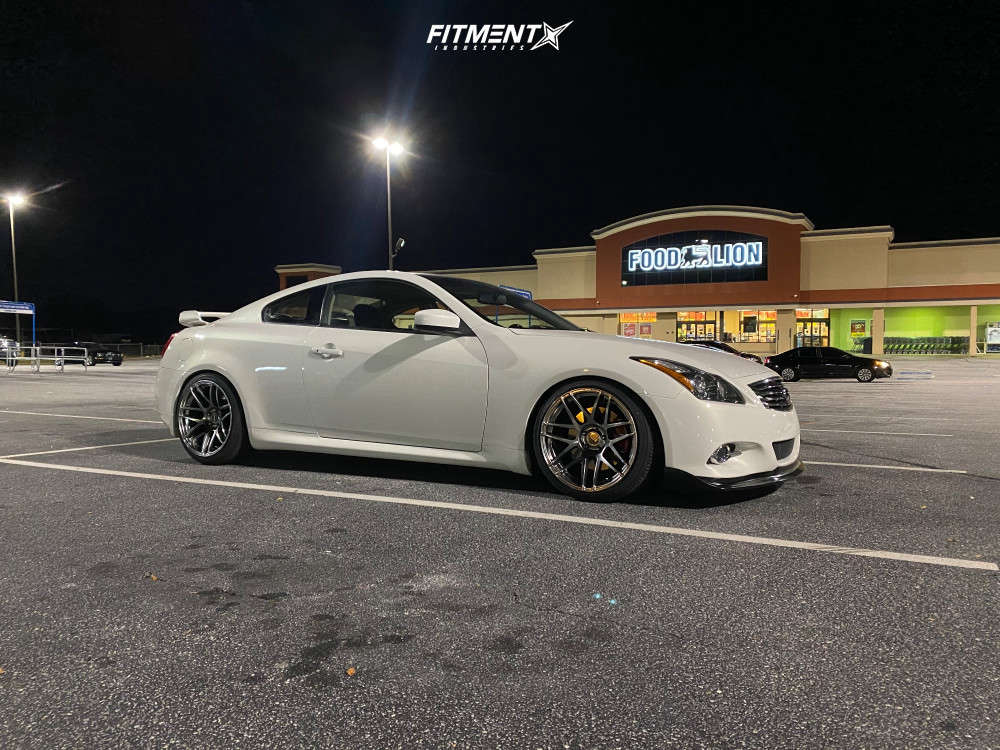 2013 INFINITI G37 Journey with 19x10.5 ESR Rf1 and Yokohama 265x35 on Coilovers | 1958315 ...