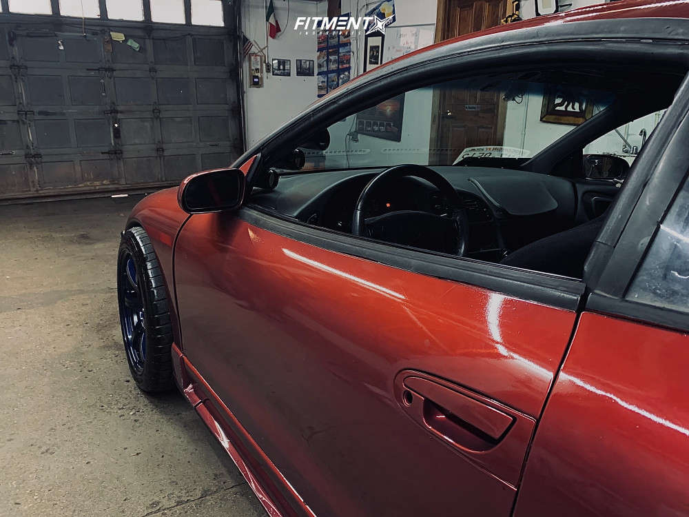 1997 Mitsubishi Eclipse GSX with 18x9.5 Gram Lights 57dr and Michelin ...