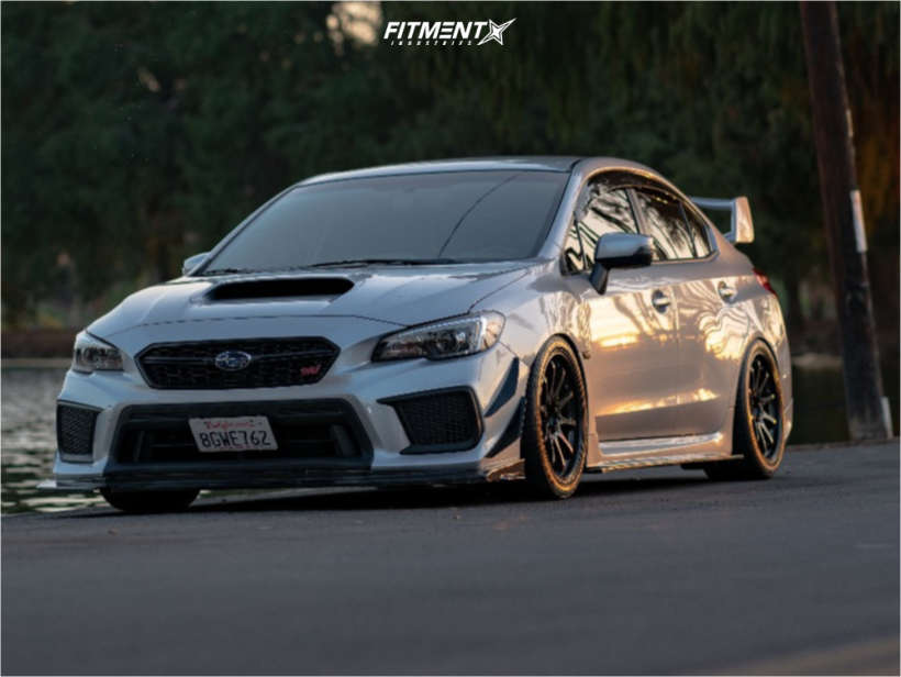 2019 Subaru WRX STI Limited with 18x9.5 Volk Ce28 and Federal 265x35 on ...