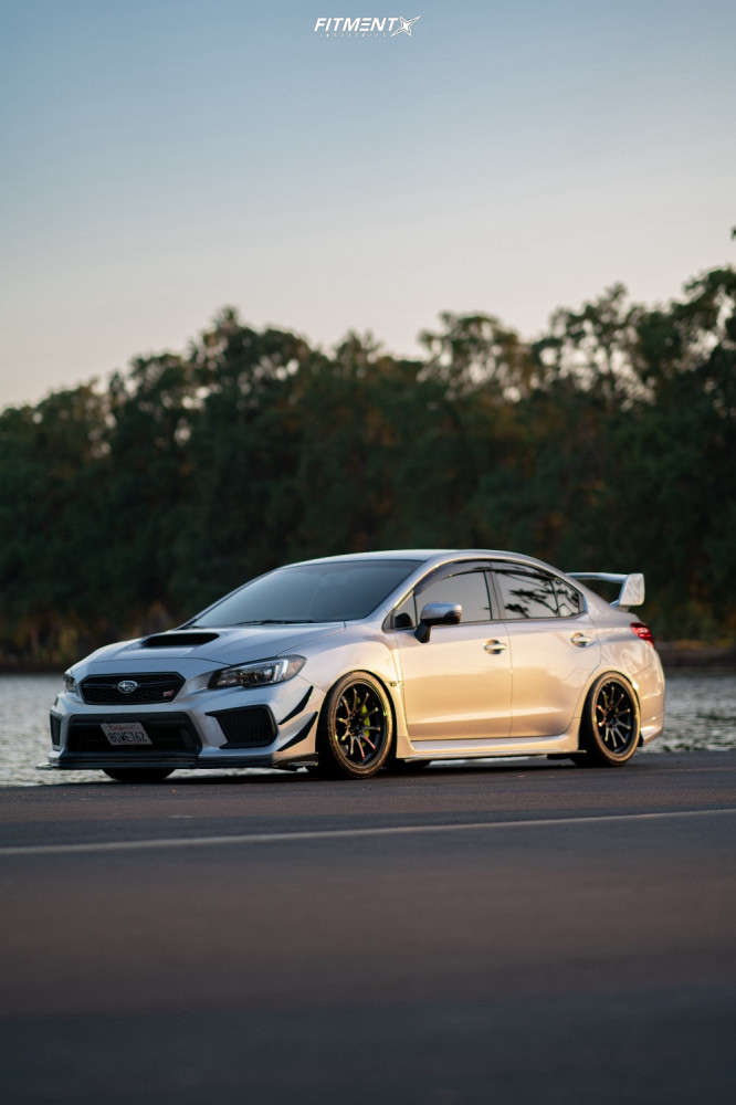 2019 Subaru WRX STI Limited with 18x9.5 Volk Ce28 and Federal 265x35 on ...
