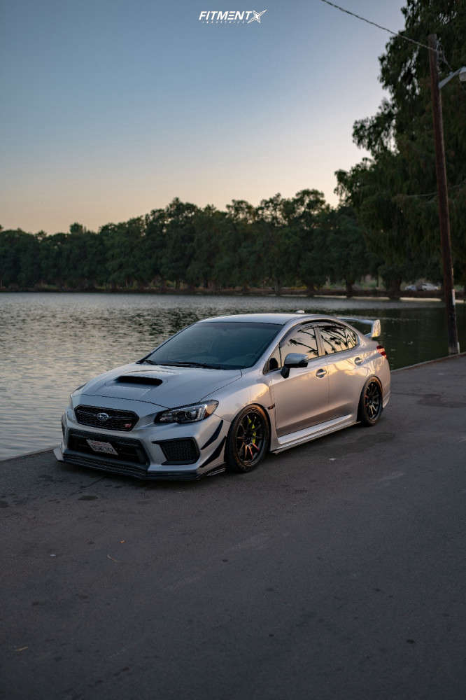 2019 Subaru WRX STI Limited with 18x9.5 Volk Ce28 and Federal 265x35 on ...