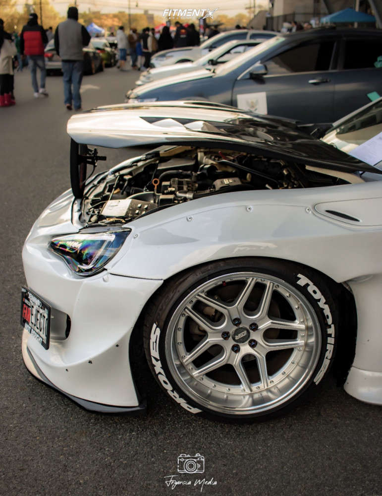 2015 Scion FR-S Base with 18x10.5 ESR Cs15 and Toyo Tires 235x40 on Air ...