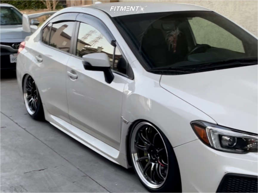 2018 Subaru WRX STI Limited with 18x8.5 Work Emotion Zr10 and Federal ...