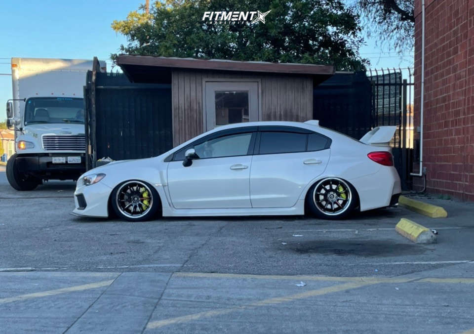 2018 Subaru WRX STI Limited with 18x8.5 Work Emotion Zr10 and Federal ...