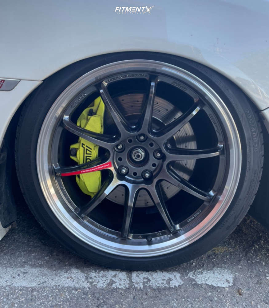 2018 Subaru WRX STI Limited with 18x8.5 Work Emotion Zr10 and Federal ...