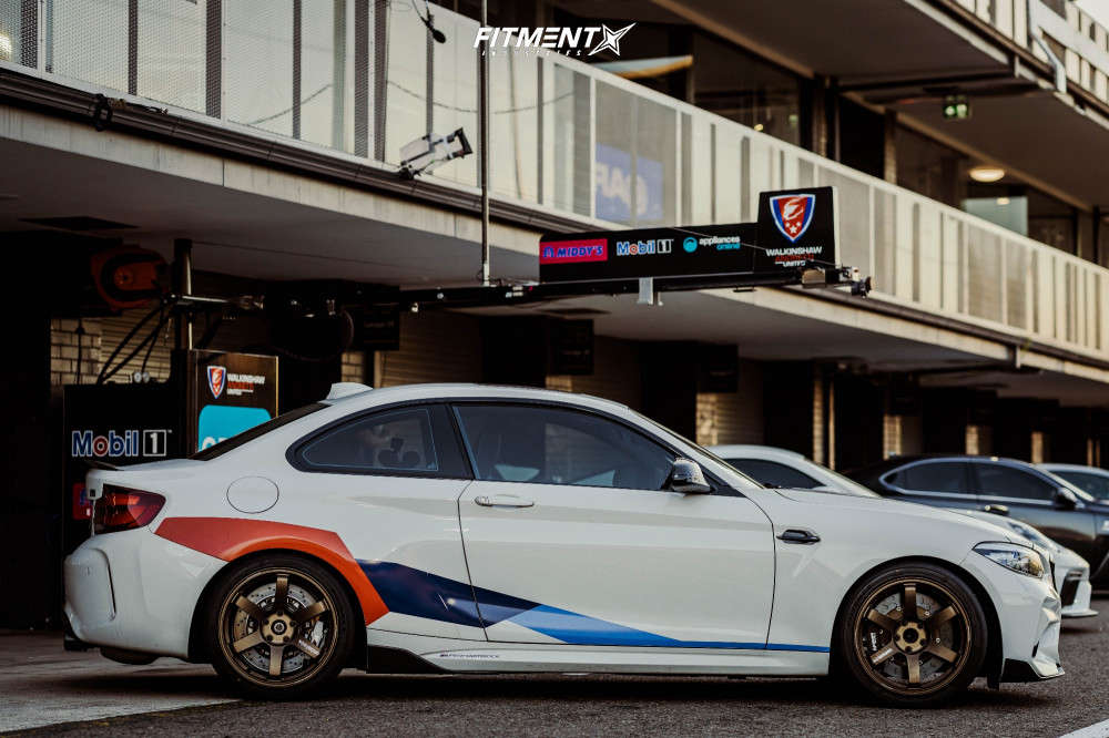 2020 BMW M2 Competition with 18x9.5 Volk Te37 Saga and Bridgestone ...