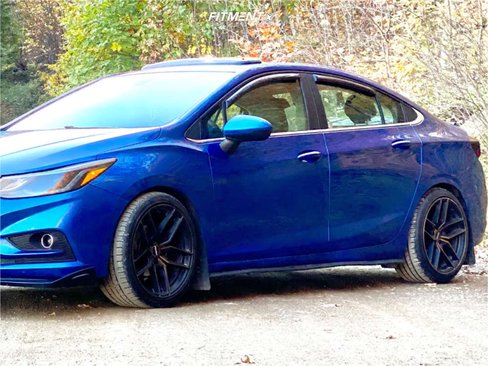 2017 Chevrolet Cruze LT with 18x9.5 Fast Wheels Aristo and Ironman ...