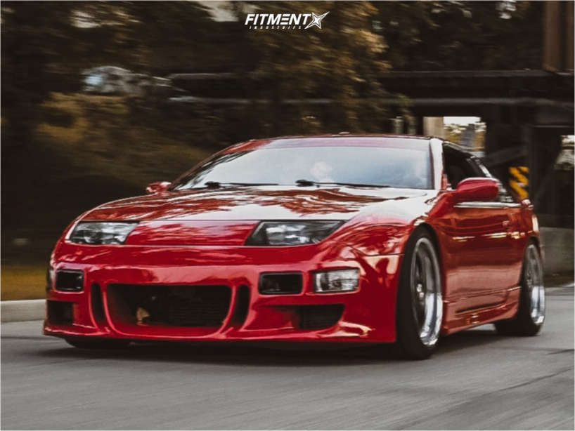 1990 Nissan 300ZX Turbo with 18x9.5 Volk Cv Pro and Minerva 225x40 on ...