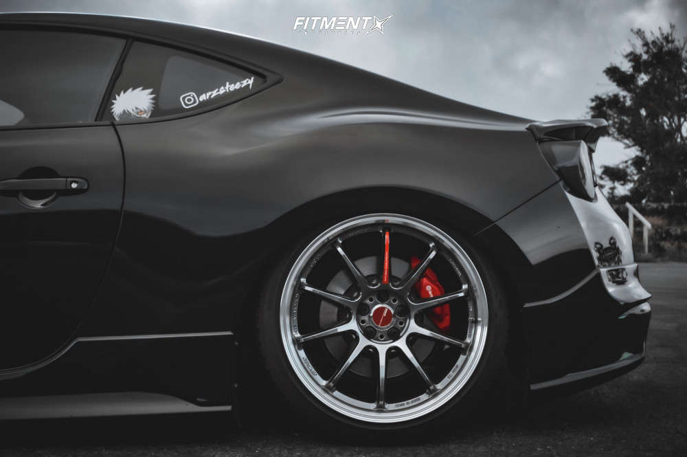 2019 Toyota 86 TRD Special Edition with 18x8.5 Work Emotion Zr10 and Falken 225x40 on Air ...