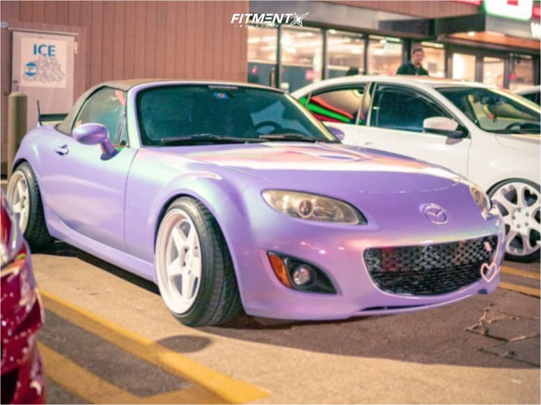 2012 Mazda MX-5 Miata Touring with 17x9 Kansei Knp and Falken 205x45 on ...