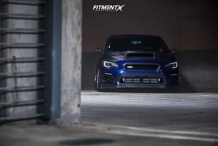 2018 Subaru WRX Base with 18x9.5 Work Emotion D9r and Federal 225x40 on ...