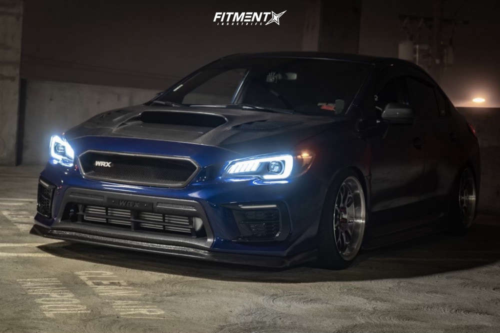 2018 Subaru WRX Base with 18x9.5 Work Emotion D9r and Federal 225x40 on ...