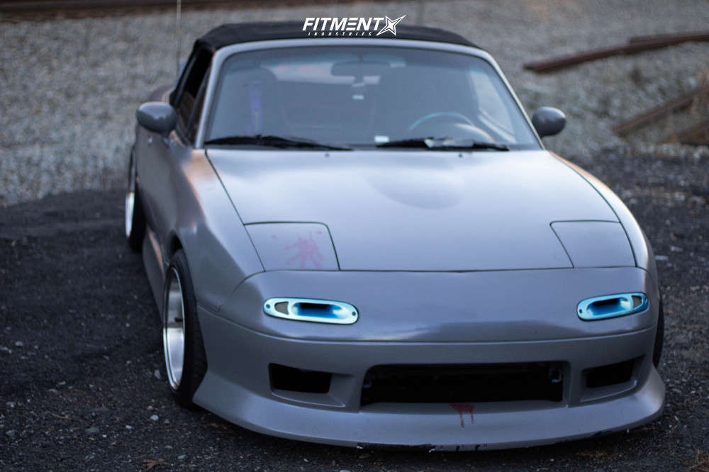 1992 Mazda Miata Base with 15x8.25 Vors Sp1 and Federal 195x55 on ...