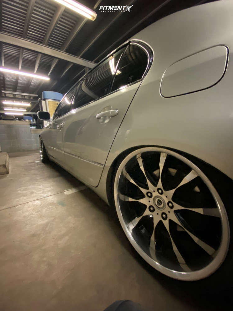 2001 Lexus LS430 Base with 19x10 Work Schwert Sc2 and Yokohama 245x35 ...