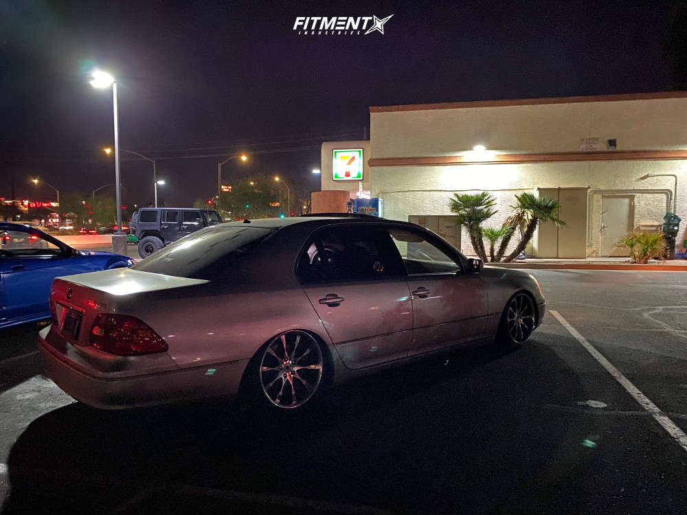 2001 Lexus LS430 Base with 19x10 Work Schwert Sc2 and Yokohama 245x35 ...