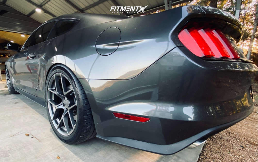 2017 Ford Mustang GT Premium with 20x9.5 American Racing Crossfire and ...