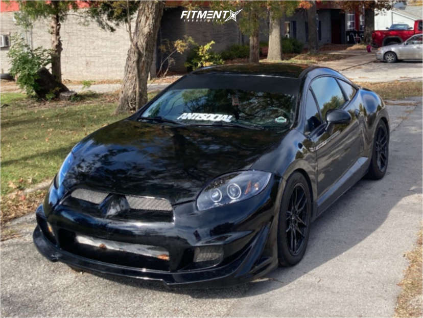 2012 Mitsubishi Eclipse GS with 18x8.5 Venom 38 and Hankook 245x35 on ...