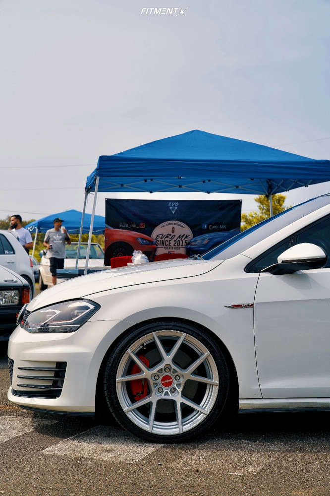 2015 Volkswagen GTI Autobahn with 19x8.5 Rotiform Kps and Falken 235x35 ...