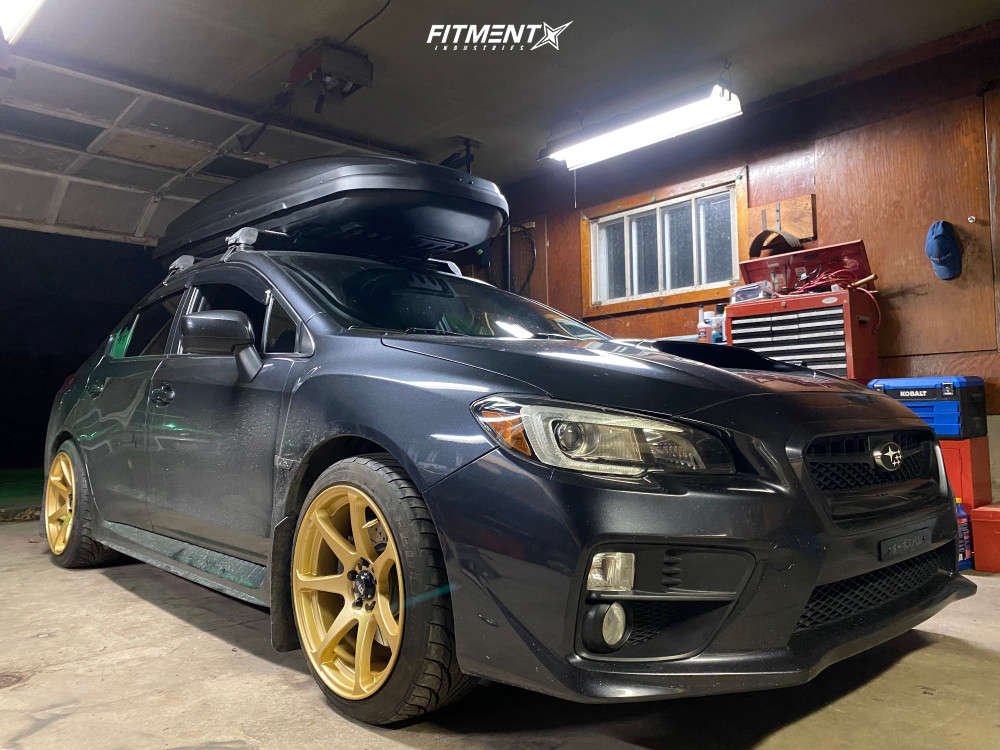 2015 Subaru WRX Limited with 18x9.5 Motegi Mr154 and Federal 235x40 on ...