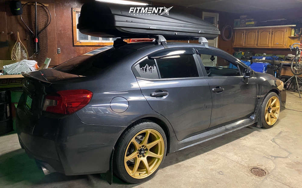 2015 Subaru WRX Limited with 18x9.5 Motegi Mr154 and Federal 235x40 on ...