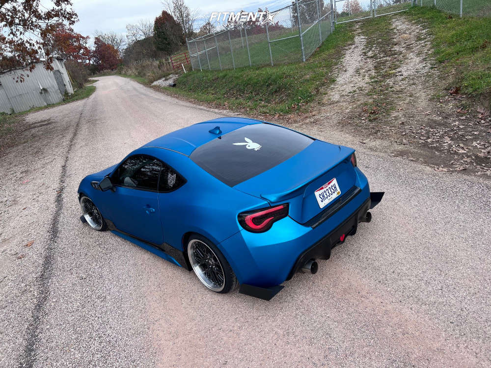 2013 Scion FR-S Base with 18x9.5 ESR Cs11 and Lexani 215x35 on ...