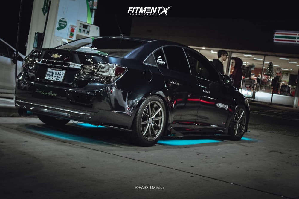 2014 Chevrolet Cruze LTZ with 18x8.5 Petrol P4b and Starfire 225x45 on ...