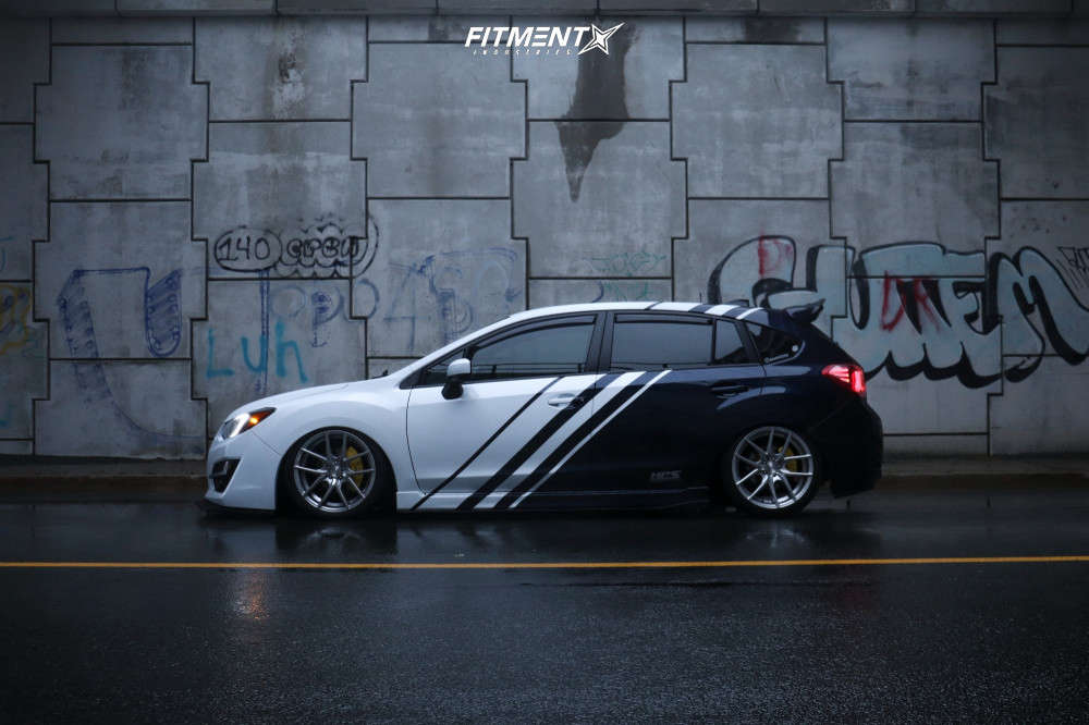 2016 Subaru Impreza Touring with 18x8 Niche Targa and General 225x40 on ...