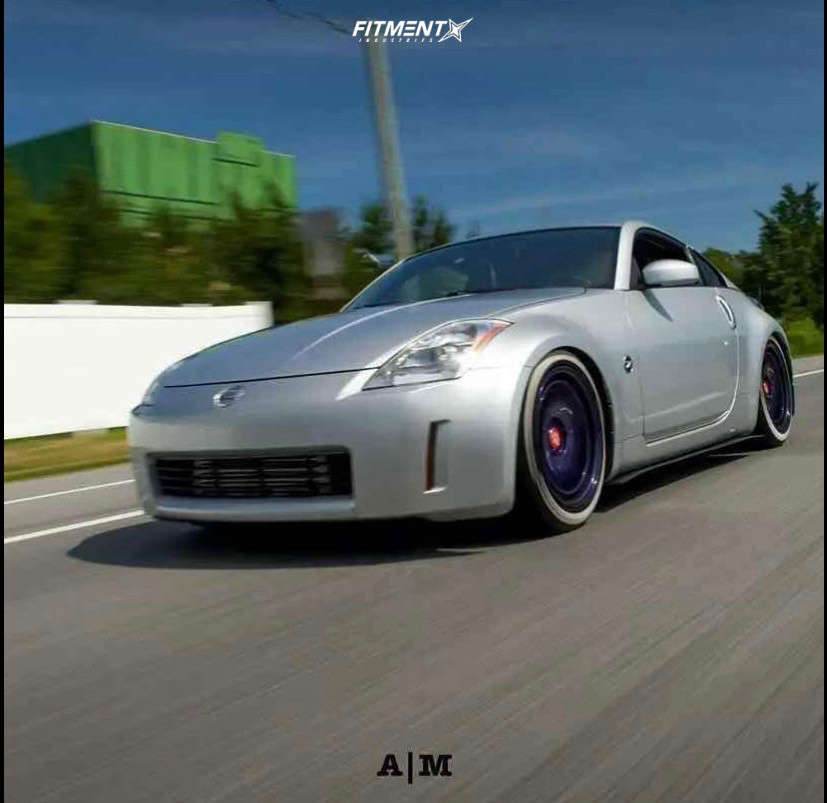 2004 Nissan 350Z Enthusiast with 18x9.5 VIP Modular Vrc 110 and Toyo ...