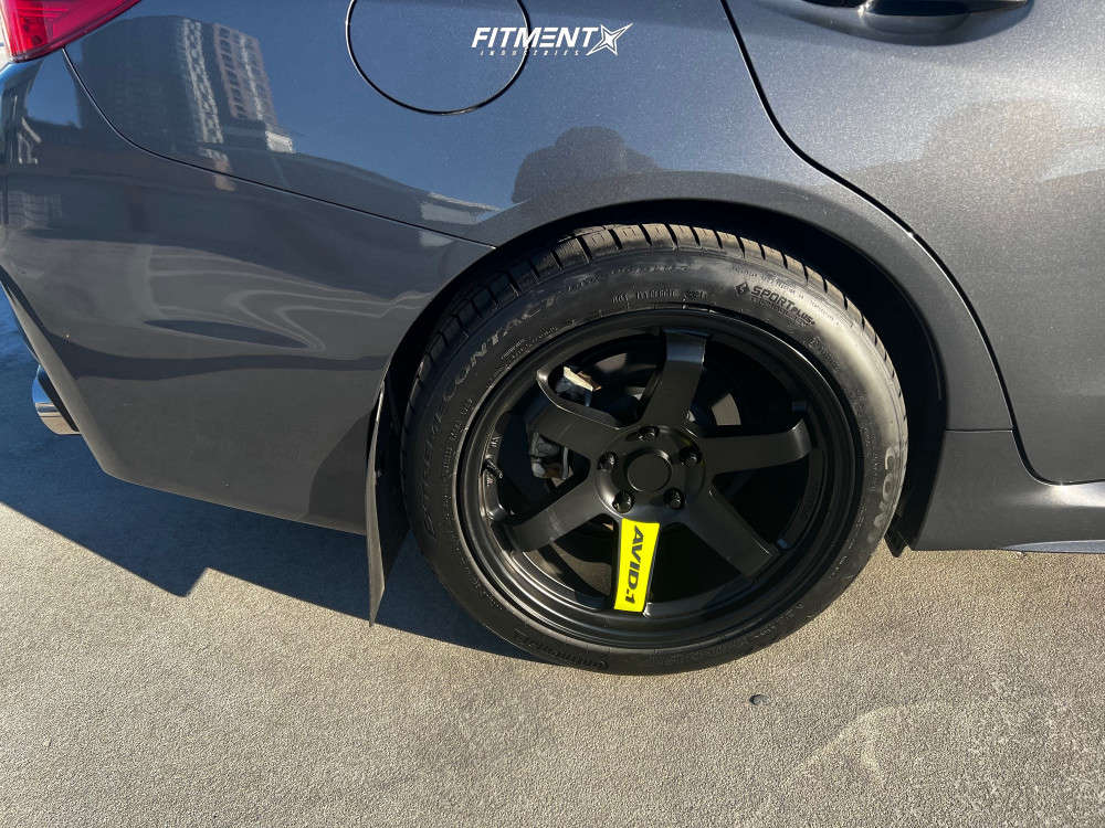 2020 Subaru WRX Base with 18x9.5 AVID1 AV6 and Continental 255x40 on ...