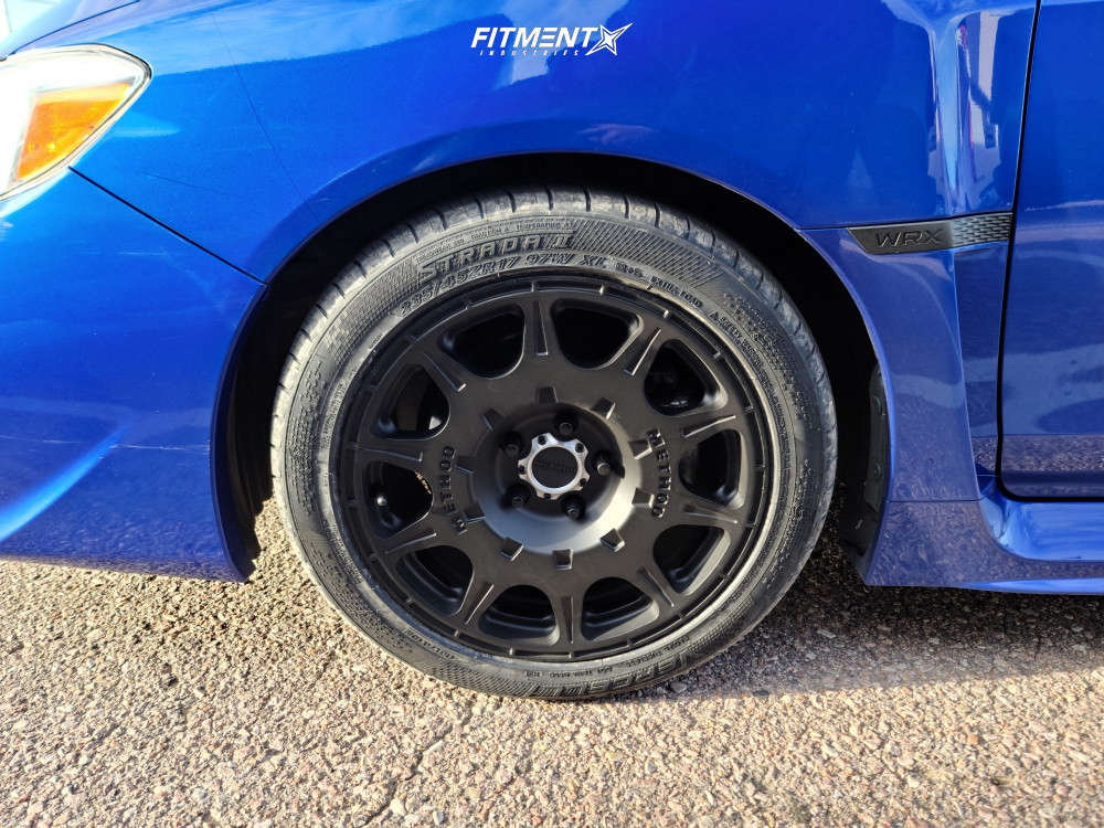 2017 Subaru WRX Premium with 17x8.5 Method Mr502 and Vercelli 235x45 on ...