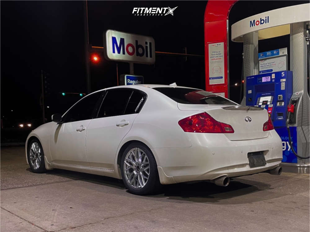 2013 INFINITI G37 X with 18x8 NS Ns1803 and Vercelli 245x40 on ...