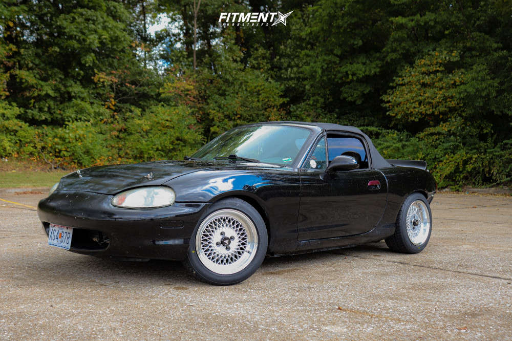1999 Mazda Miata Base with 15x8 Enkei 92 and Nitto 205x50 on Coilovers ...