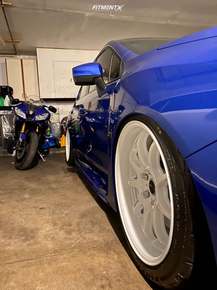 2020 Subaru WRX Base with 18x9.5 Work Emotion D9r and Firestone 245x40 ...