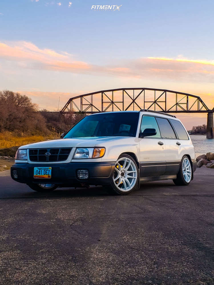 1999 Subaru Forester Base with 18x8.5 Vors Tr4 and Milestar 225x40 on ...