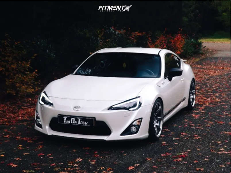 2013 Subaru BRZ Base with 18x9 Work Emotion T7r 2p and Goodyear 245x35 ...